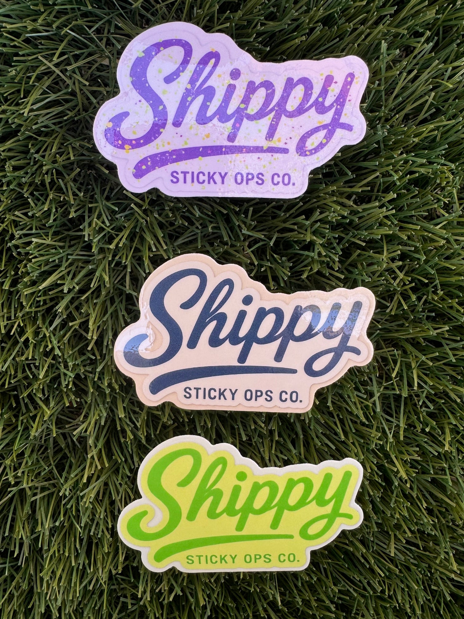 Shippy – Navy Nickname Sticker (3 Color Variants) – Sticky Ops Co.