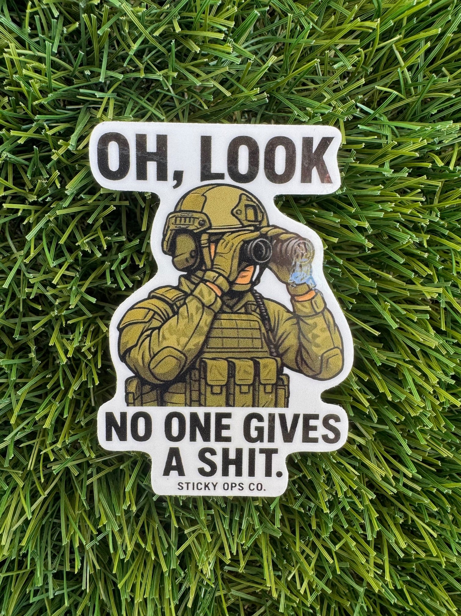 Oh, Look – No One Gives a Sh*t Sticker – Sticky Ops Co.